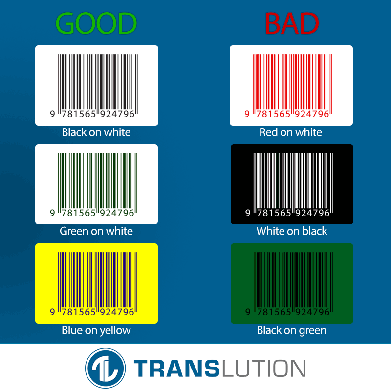 Barcodes Colours And Contrast TransLution Software Barcodes Colours And Contrast TransLution Software