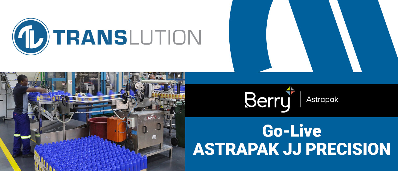 Astrapak JJ Precision uses TransLution Software to Print Job Labels and Scan Items for Job ...