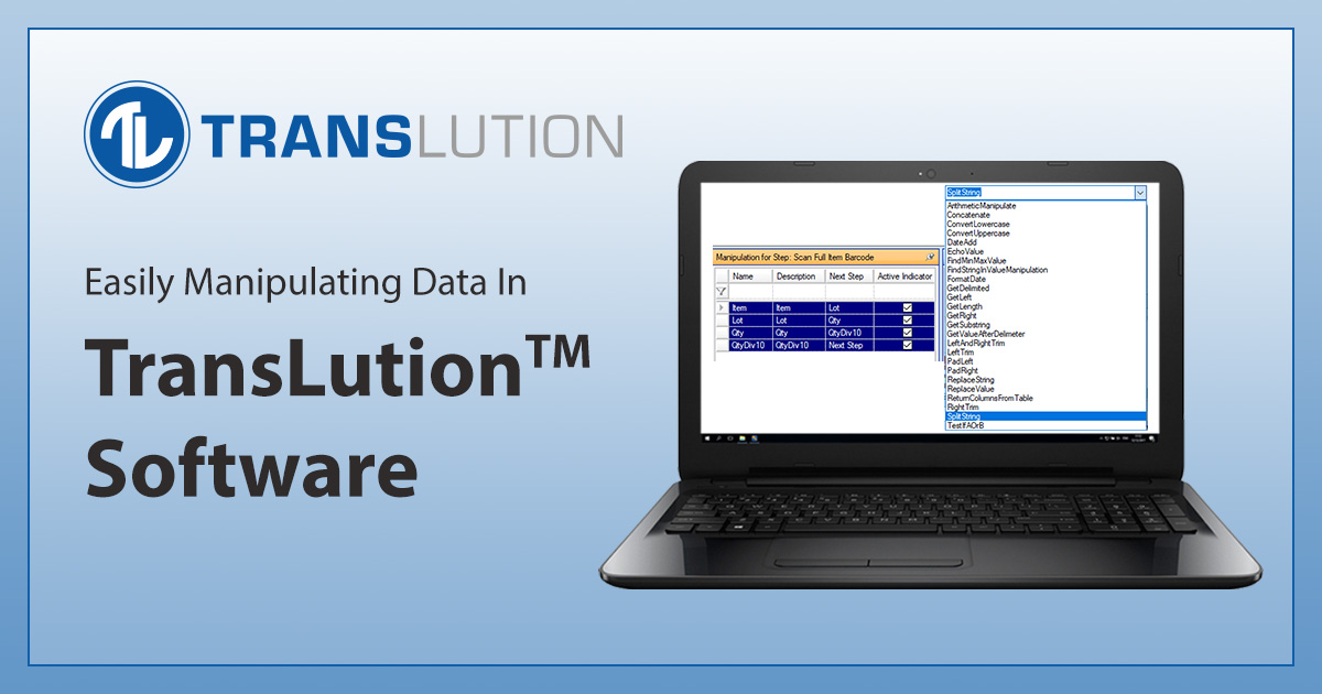 Manipulating Data in TransLution™ Software | TransLution™ Software