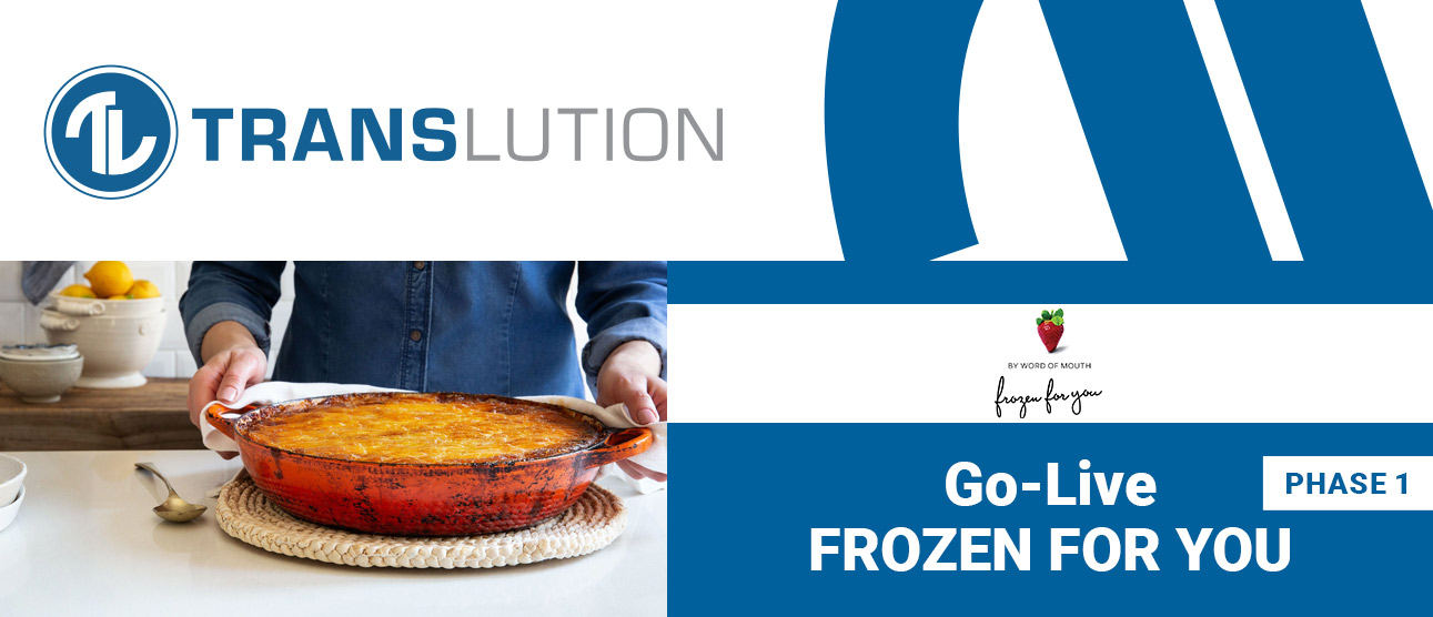 Frozen For You utilises TransLution Software to manage finished goods ...